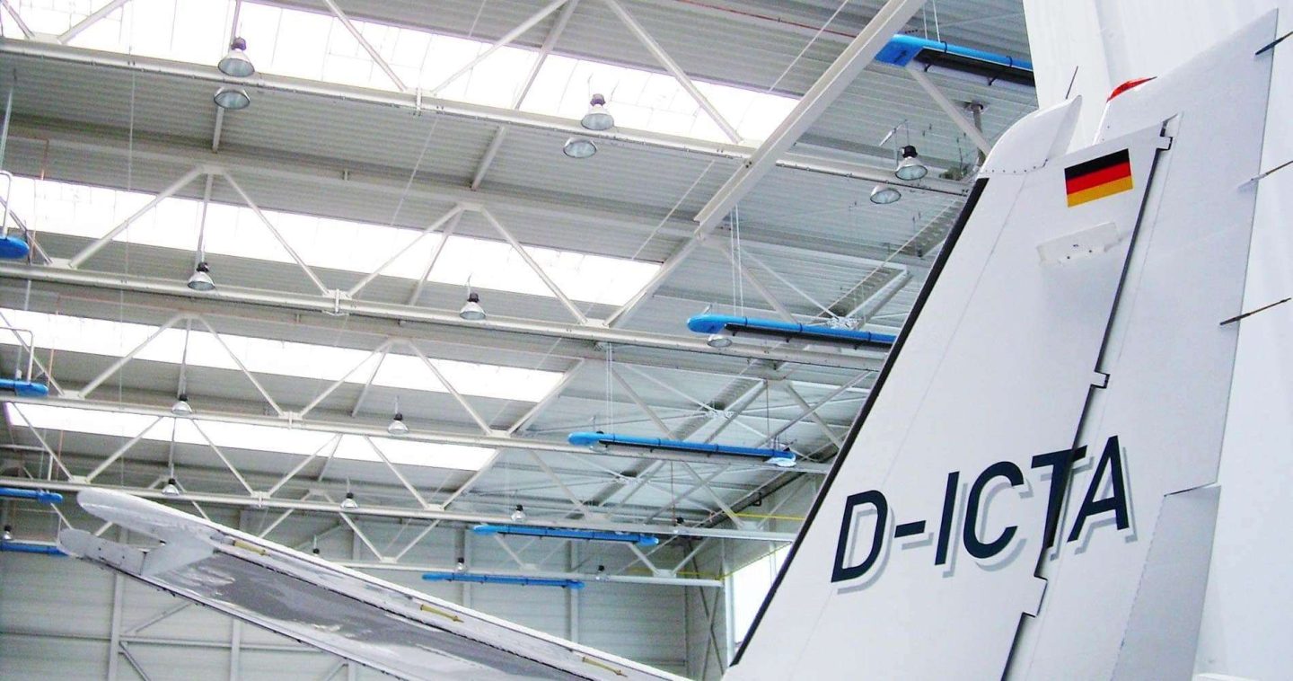 Heaters for aviation & transportation workshops | KÜBLER