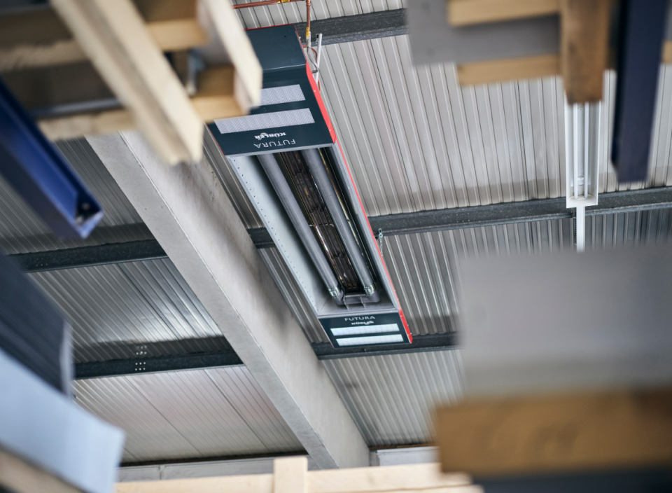 Heating innovations for the energy transition in halls