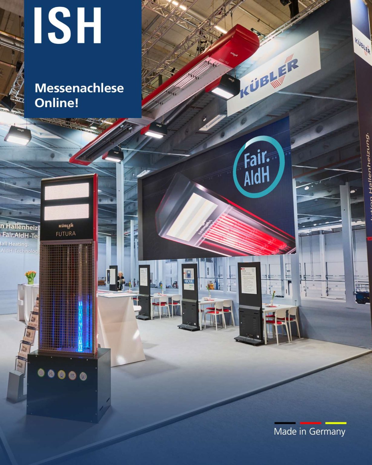 ISH 2025: KÜBLER shows innovative hall heating technology